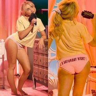 Sabrina Carpenter S Manchild Panties Performance In 4k